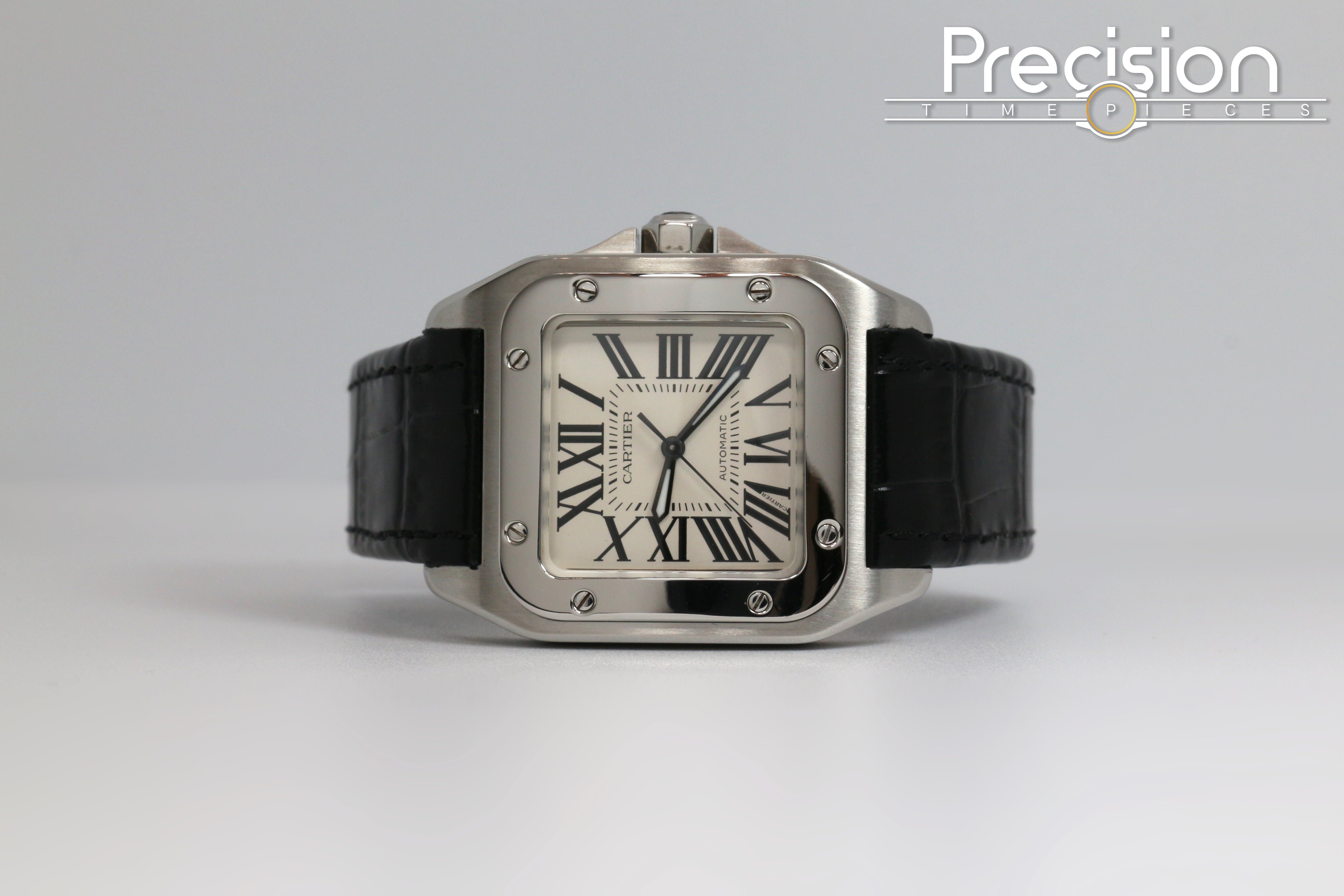 Cartier Santos 100 Medium Ref: 2878 33mm Automatic – Precision Timepieces