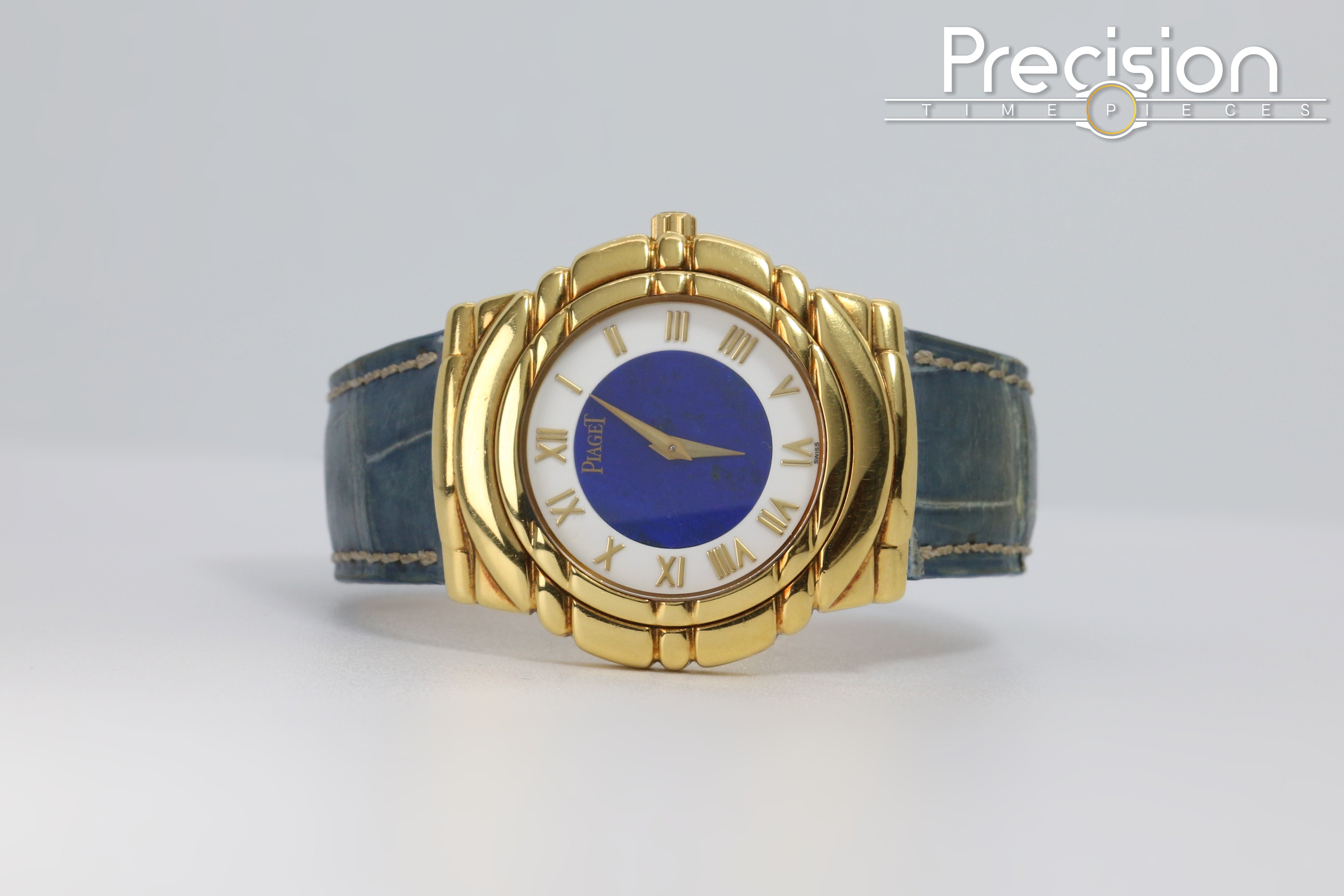 Piaget Tanagra Ref: 15029 GOA 34mm Manual Wind Lapis & White Lacquered ...