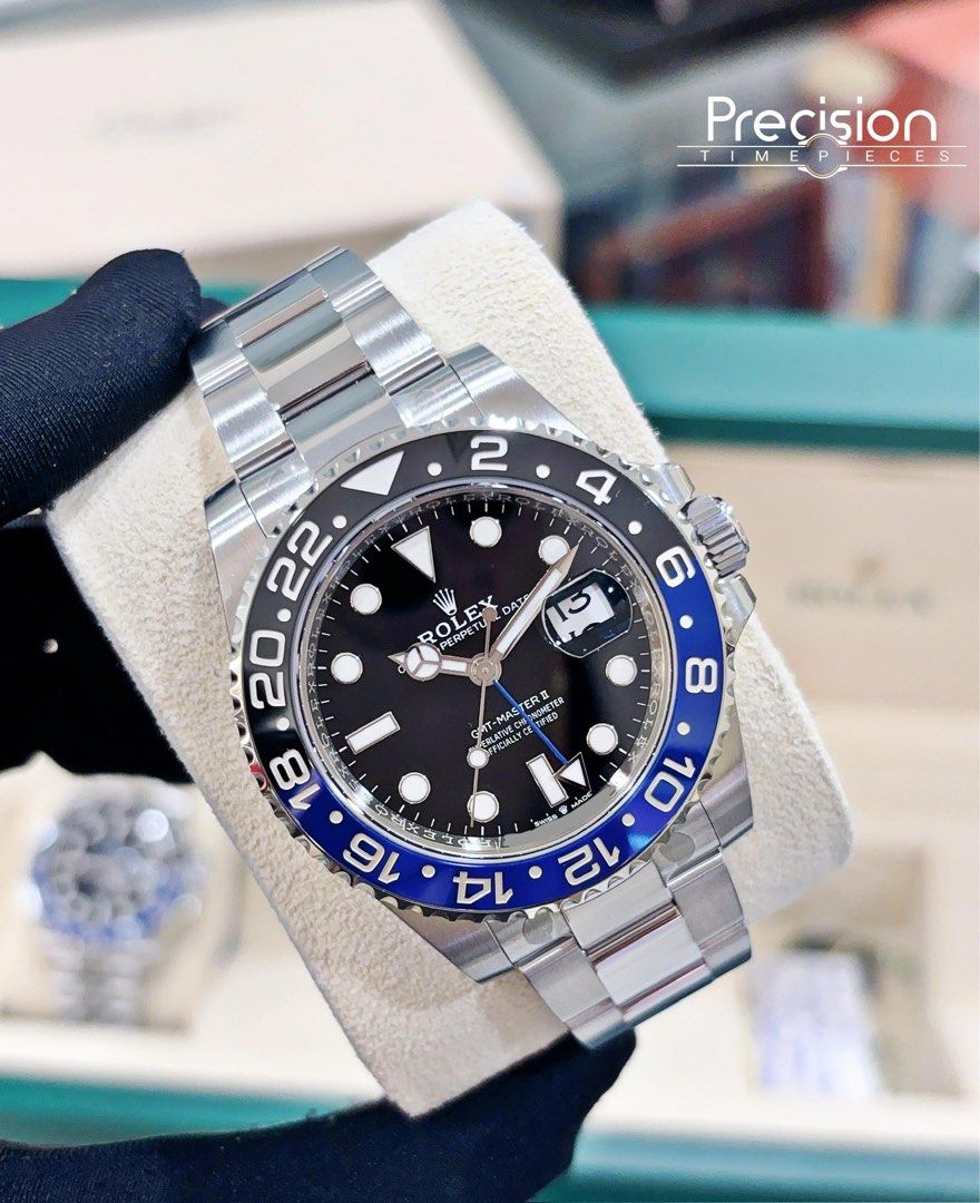 Rolex 126710BLNR GMT-Master II “Batman” Mint Full Set – Precision ...
